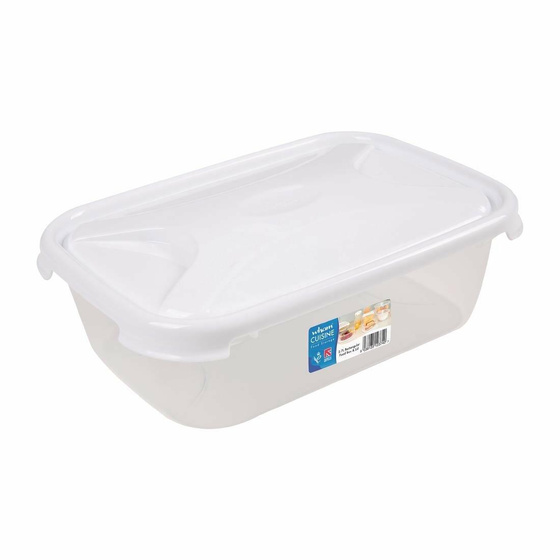 Wham Cuisine Polypropylene Rectangular Food Storage Box Container 2 ...