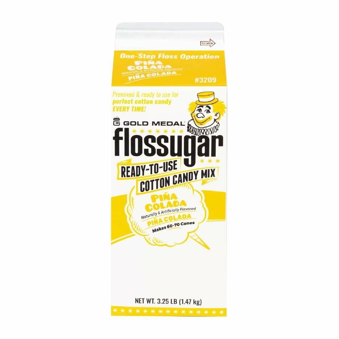 Flossugar Pina Colada Ready to Use Cotton Candy Mix 1.47kg - HS993 | Go ...