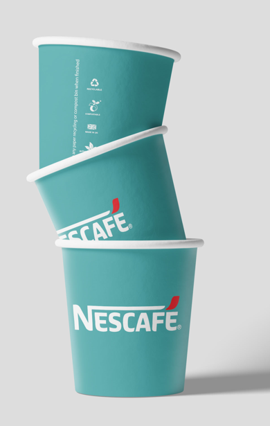 3,000 x 4oz SW - Nescafe cups