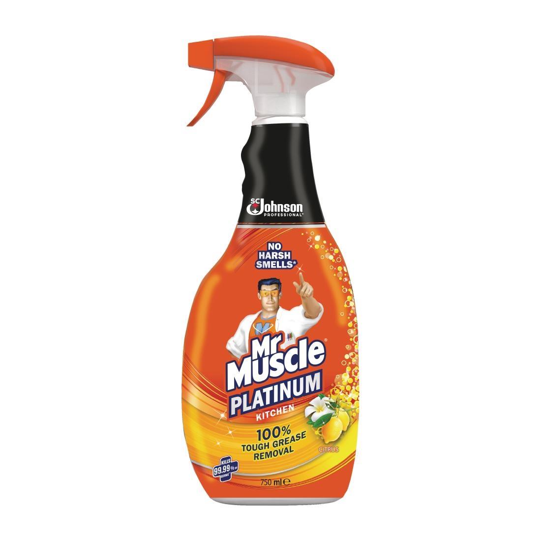 Mr Muscle Ready to Use Kitchen Disinfectant Lemon 750ml