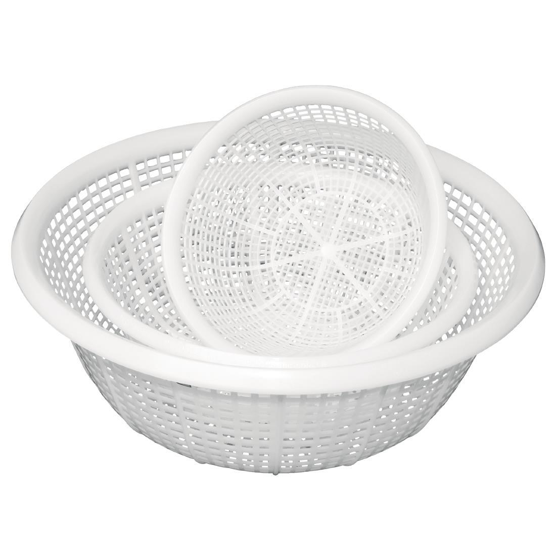 CW351 - Vogue Round Colander White 290mm - CW351