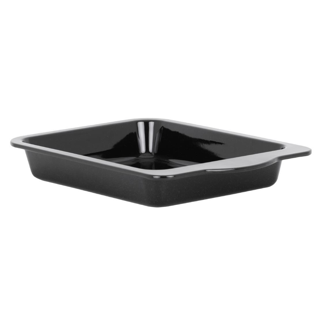 Wham Enamel Handled Roaster Black 300mm - FU143 | Go for Green ...