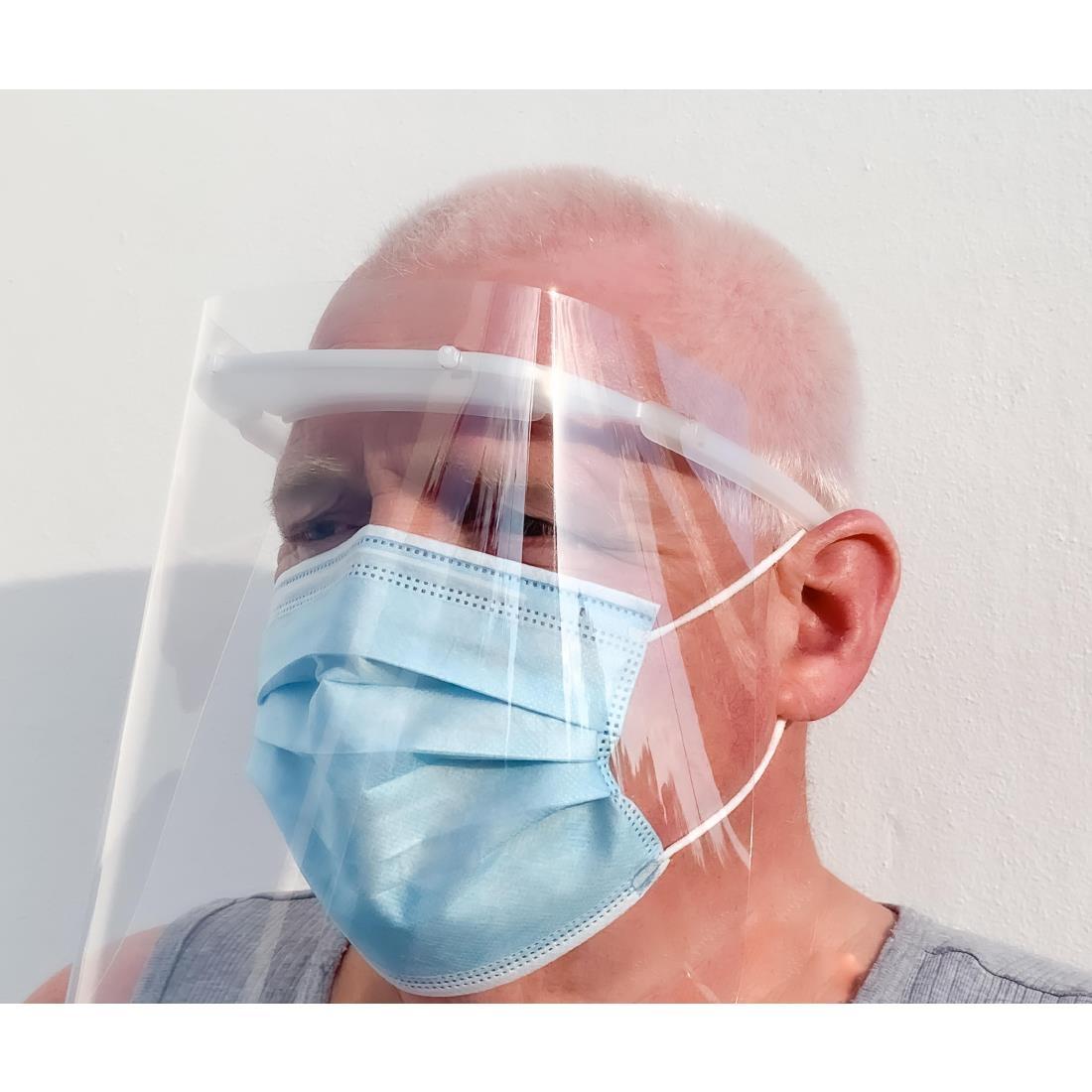 DF470 - Plastic Face Visors (Pack of 30) - DF470