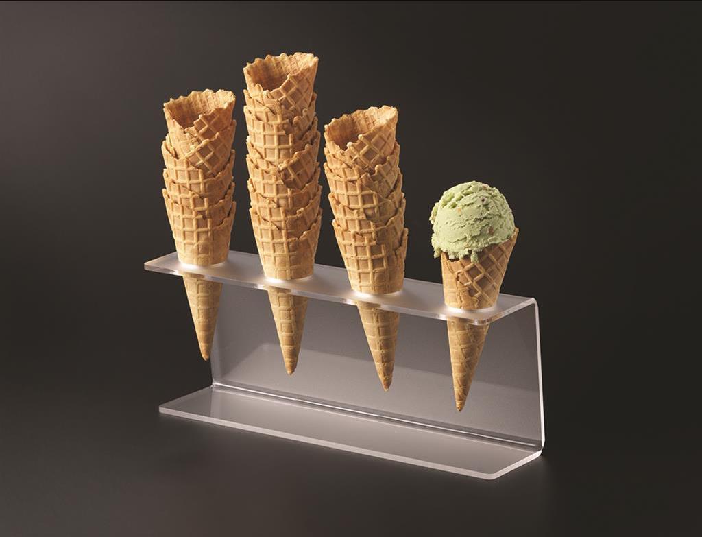 10607-01 - Matfer Acr Ice Cream Cone Holder Rectangle - 4 Cone - 670906 ...