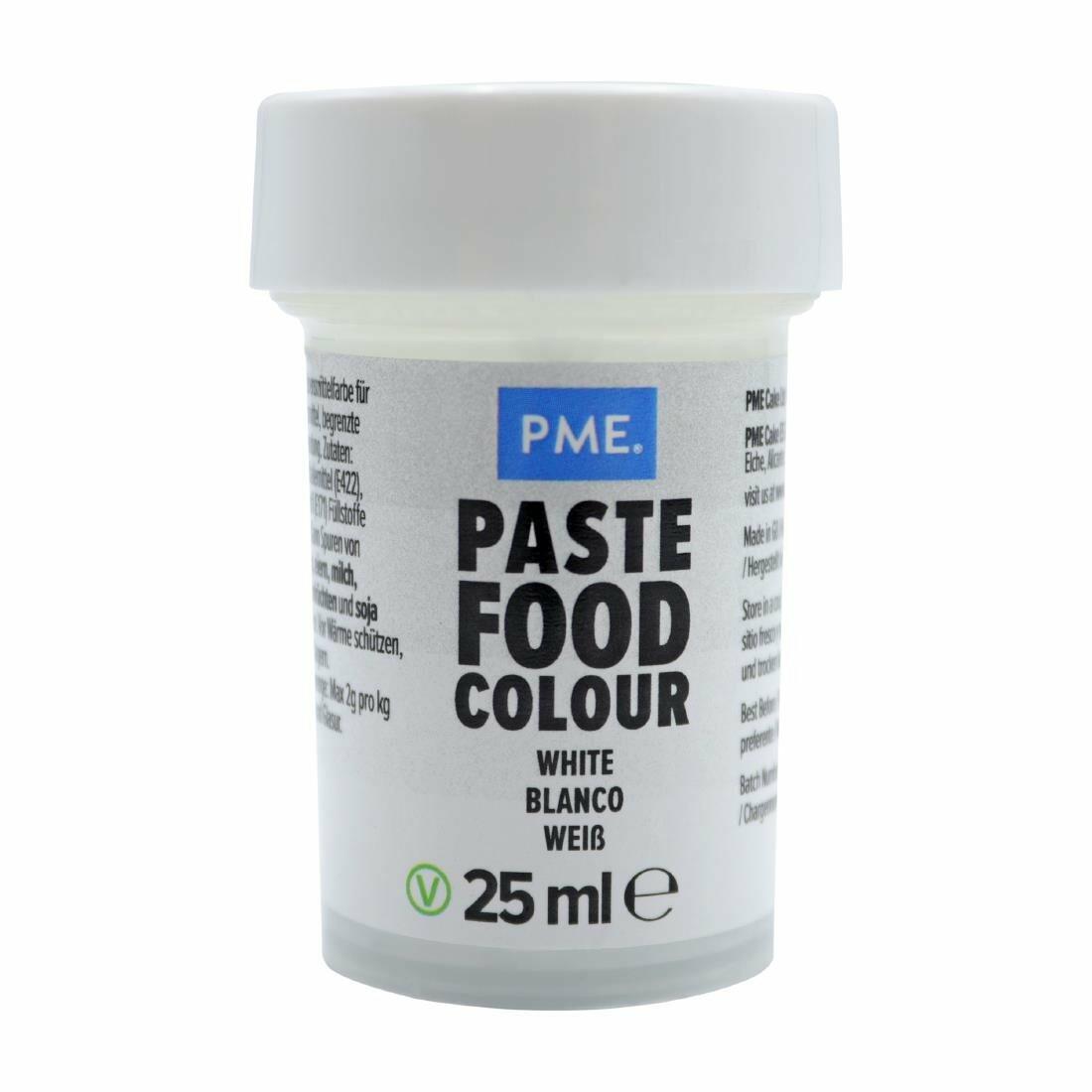 PME Concentrated Paste Food Colour - Arctic White 25g - HU320 | Go for ...