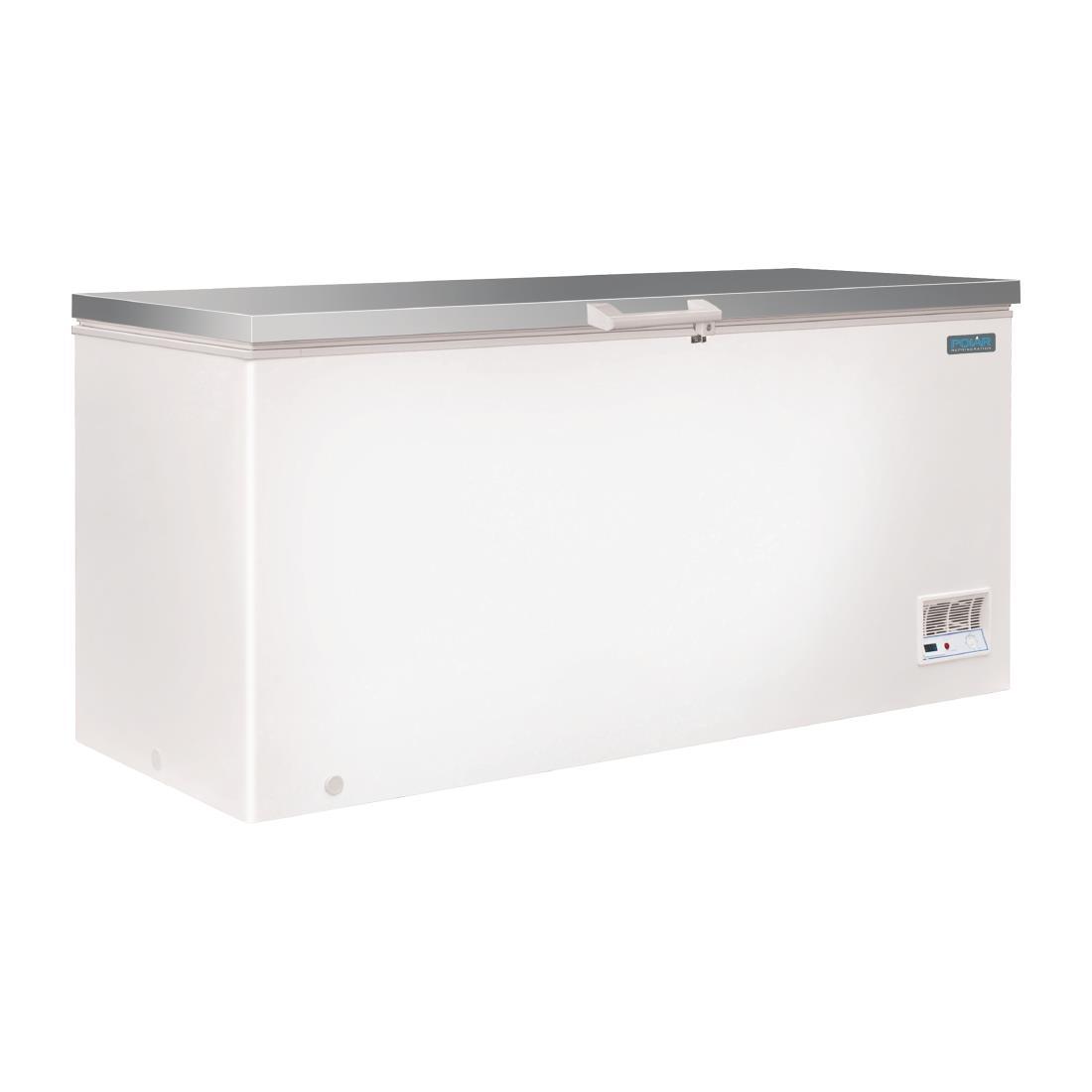 Polar G-Series Chest Freezer with Stainless Steel Lid 516Ltr