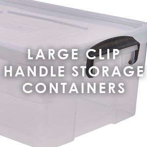 Buy Large Clip Handle Storage Containers for Quick Delivery from Go for ...