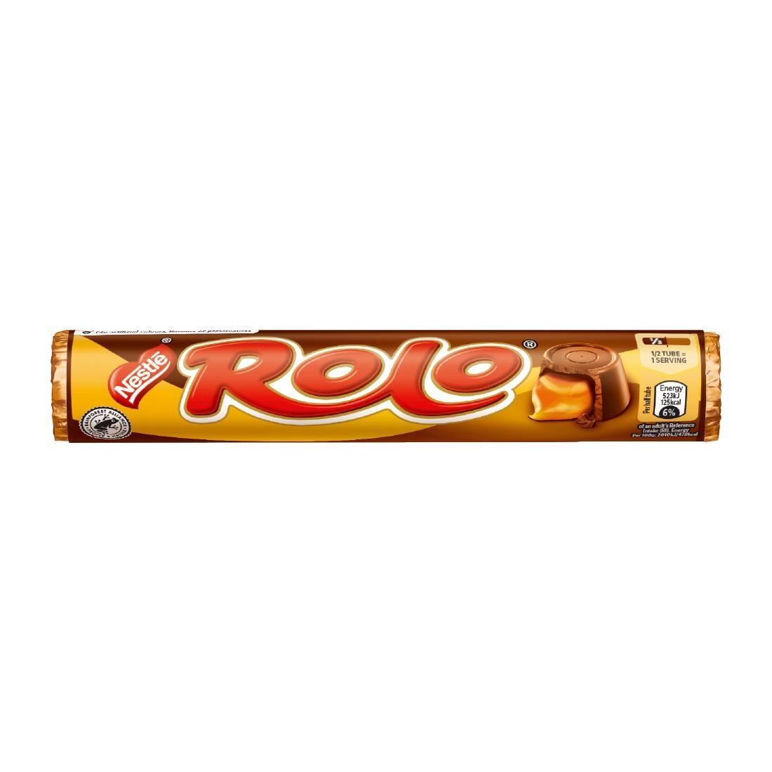 Nestle Rolo Chocolate and Caramel Tubes 52g (36 Pack) - KA555 | Go for ...