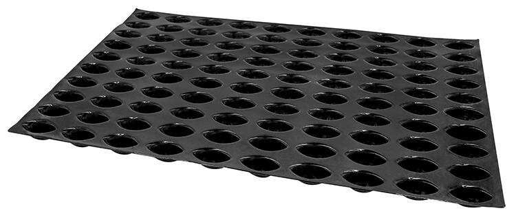 Matfer Flexipan Origine Moulds - 100 Mini Quenelles 60x40 - 336182 | Go for Green