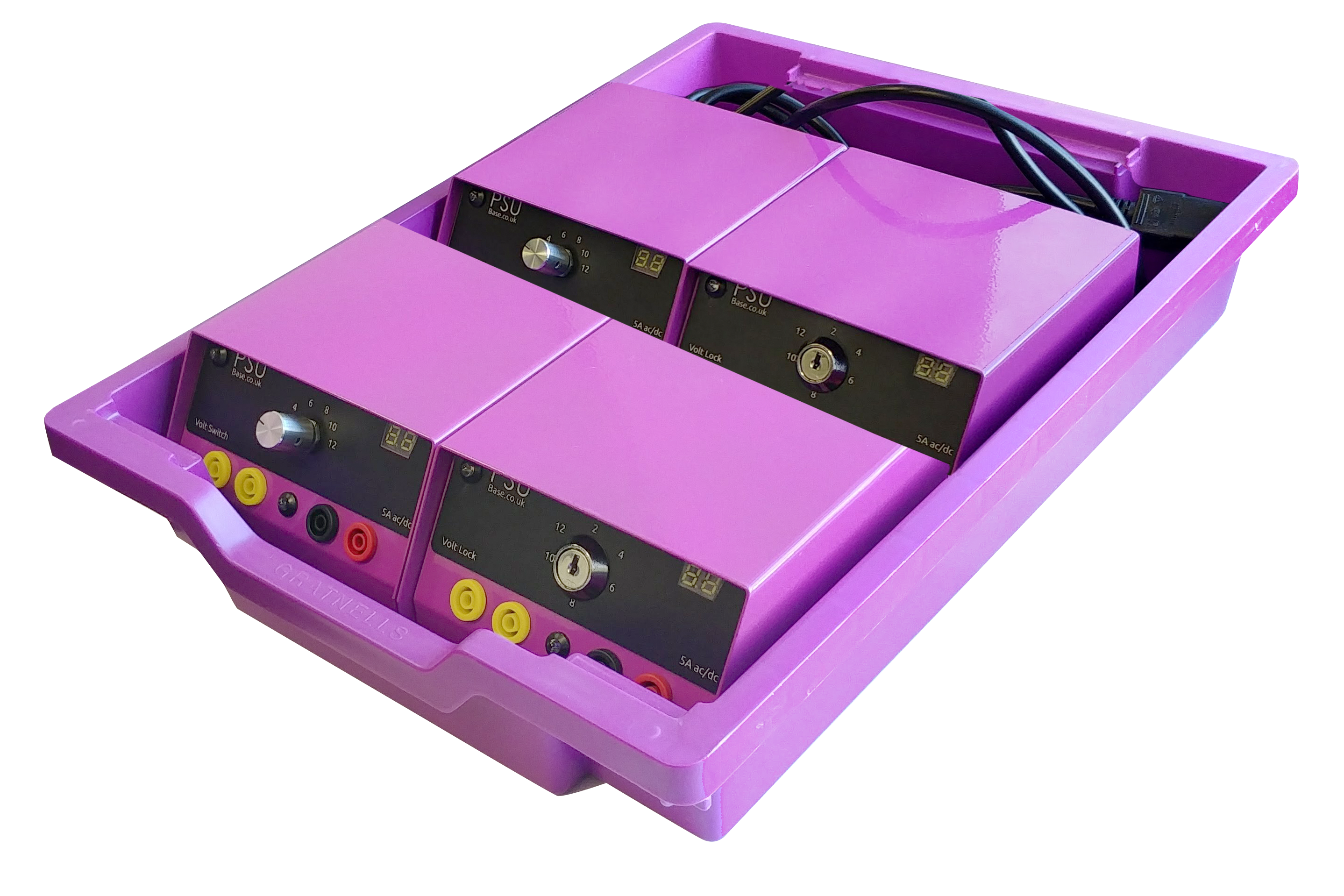 4 Pack Volt Lock in Gratnells tray