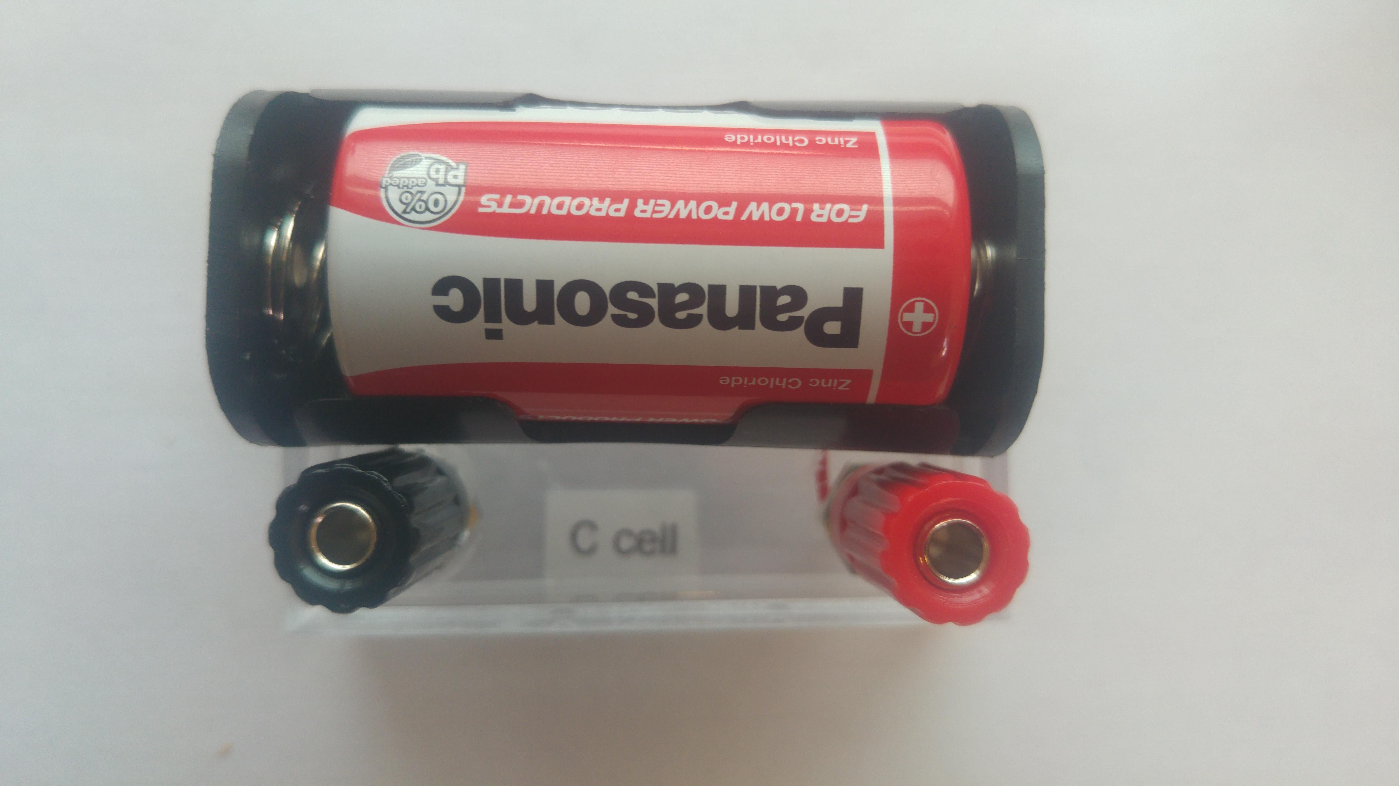 Mounted C cell holder