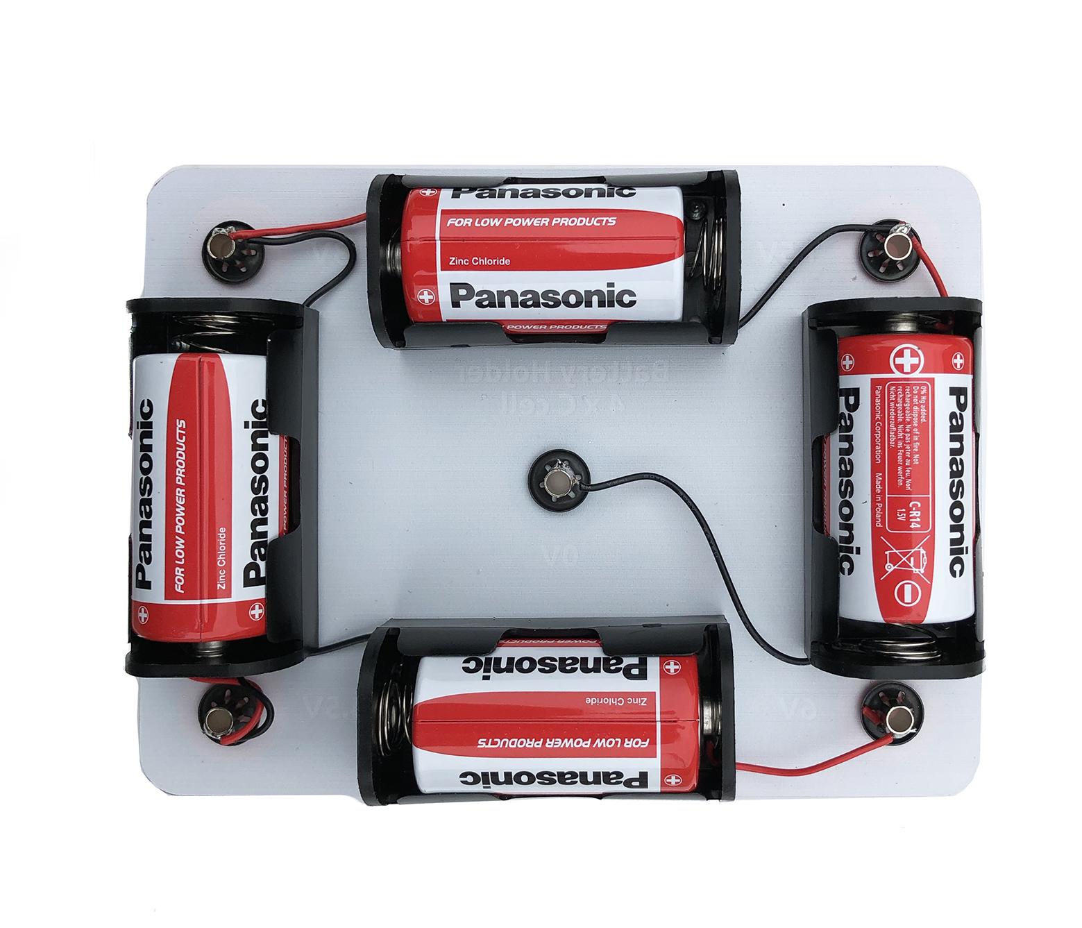 4 x C cell Battery Holder