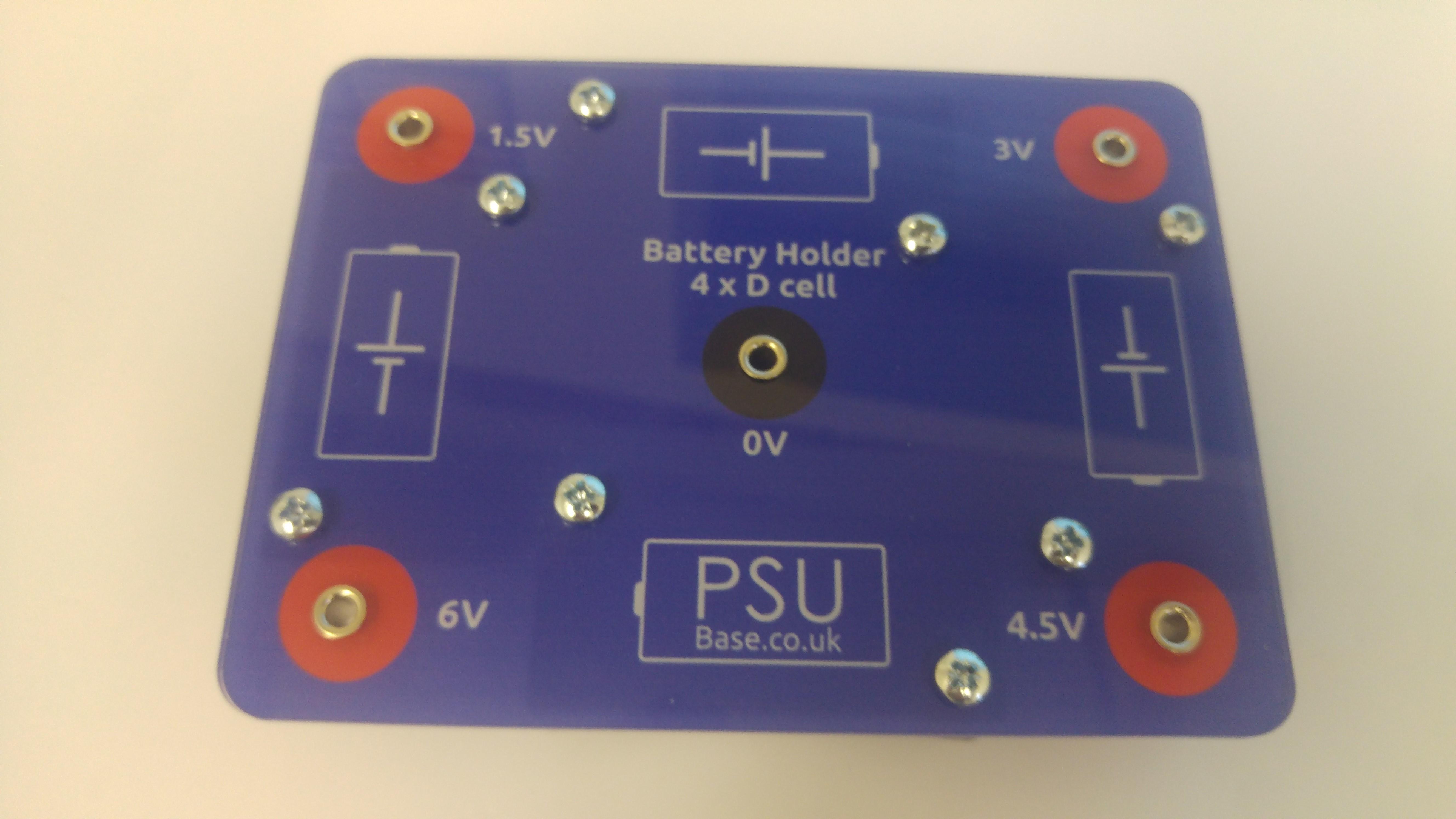 4 x D cell Battery Holder