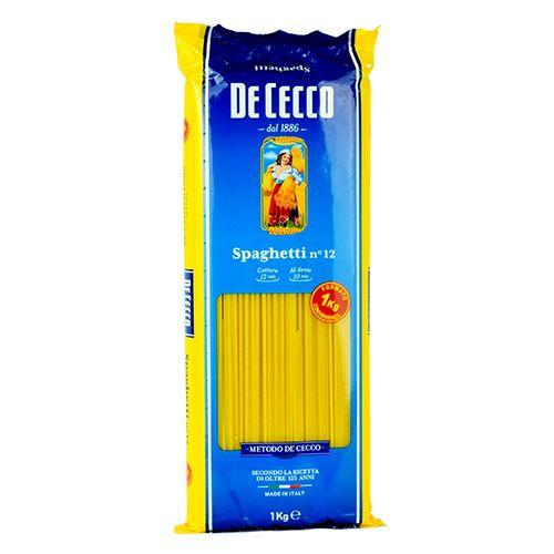 DE CECCO - SPAGHETTI N.12 - 12X1KG - BOX