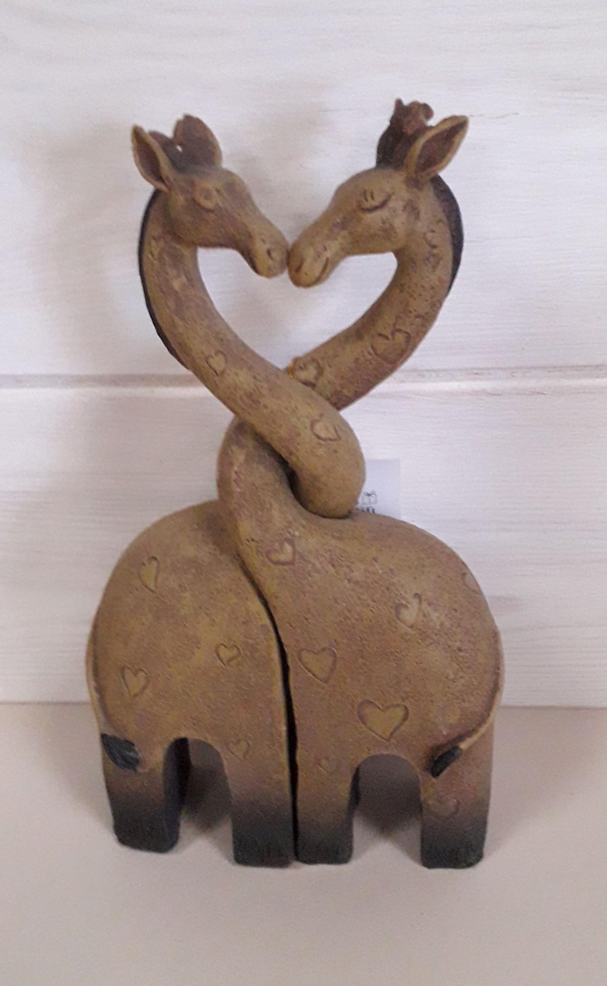 Giraffes Making Hearts