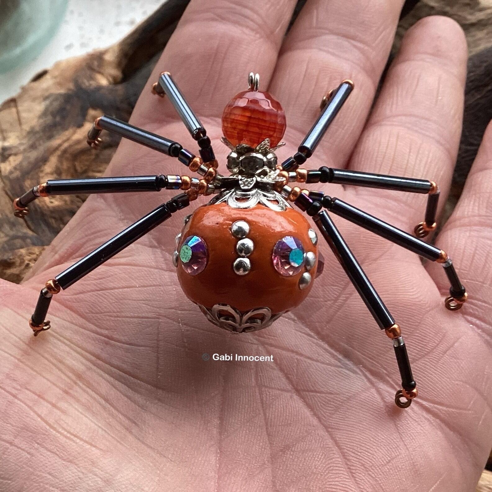 Beaded Jewel Spider - Cinderella‘s Pumpkin Patch