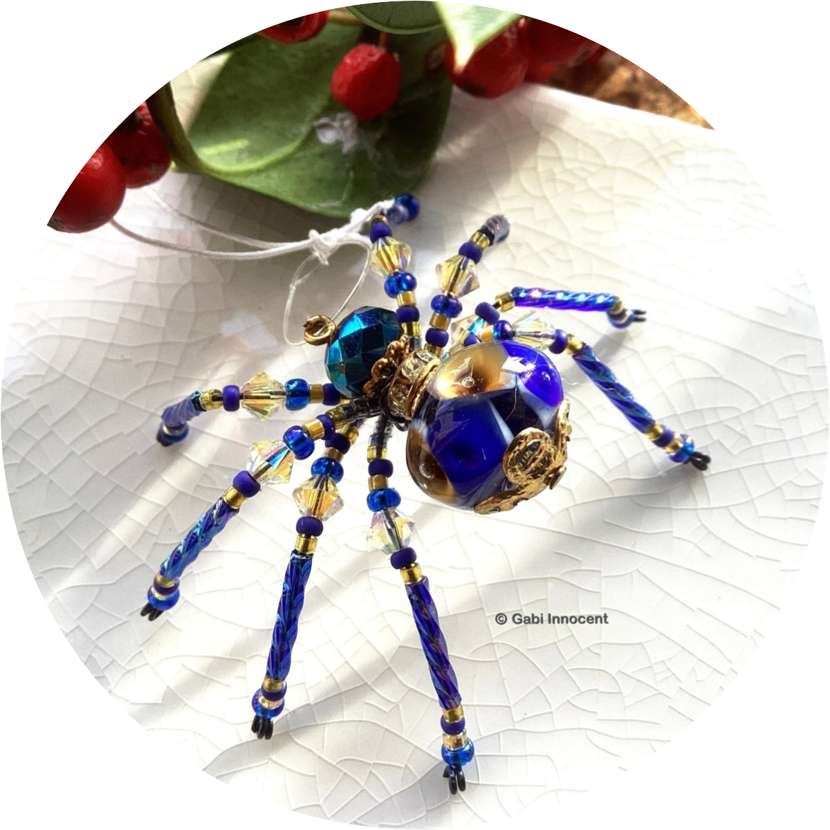 Beaded Jewel Spider - Alina