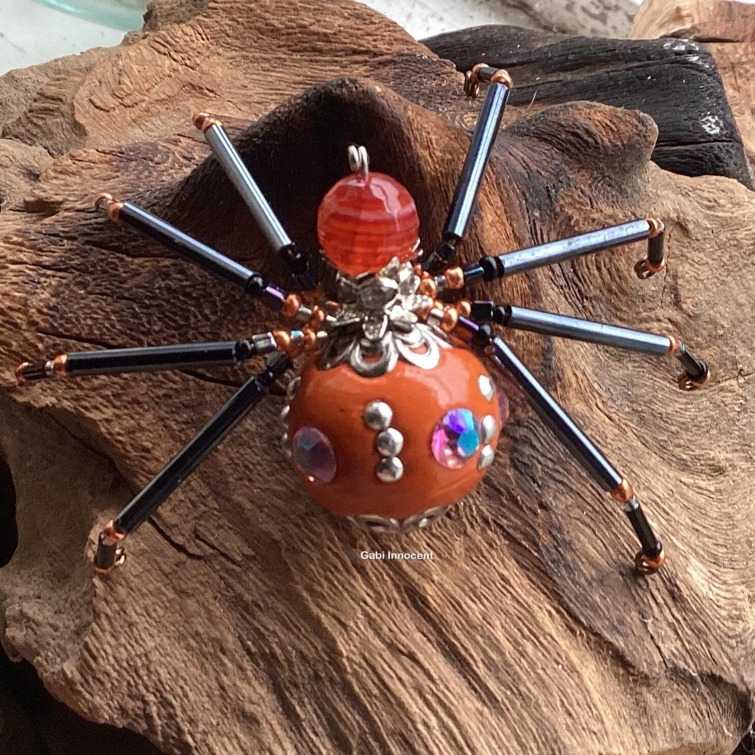 Beaded Jewel Spider - Cinderella‘s Pumpkin Patch