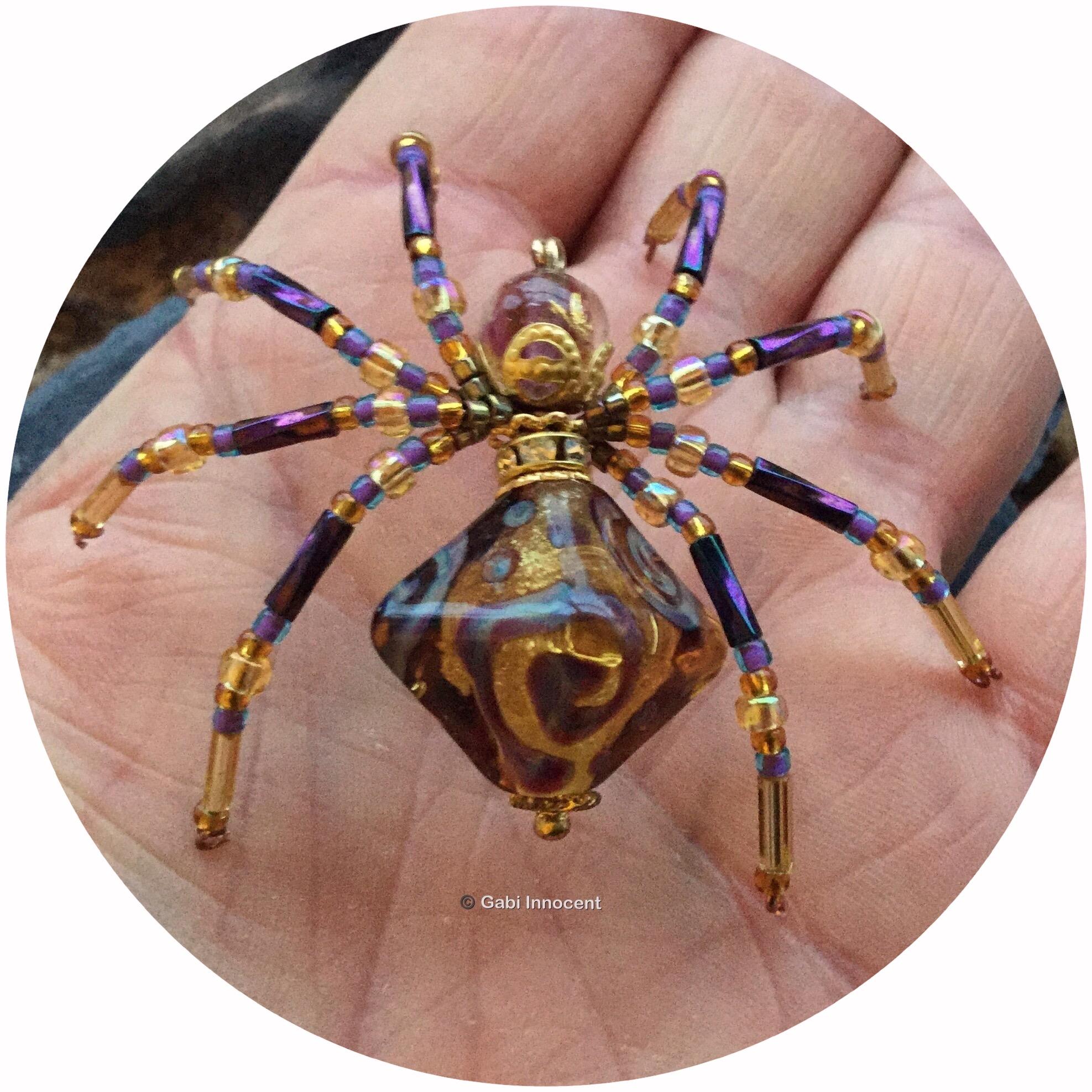 Beaded Jewel Spider - Leila