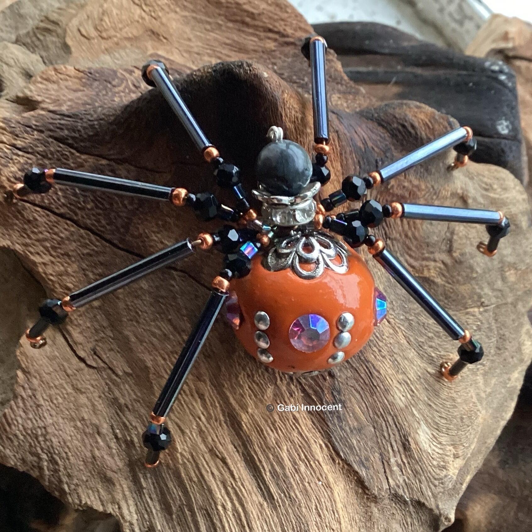 Beaded Jewel Spider - Cinderella‘s Pumpkin Spider