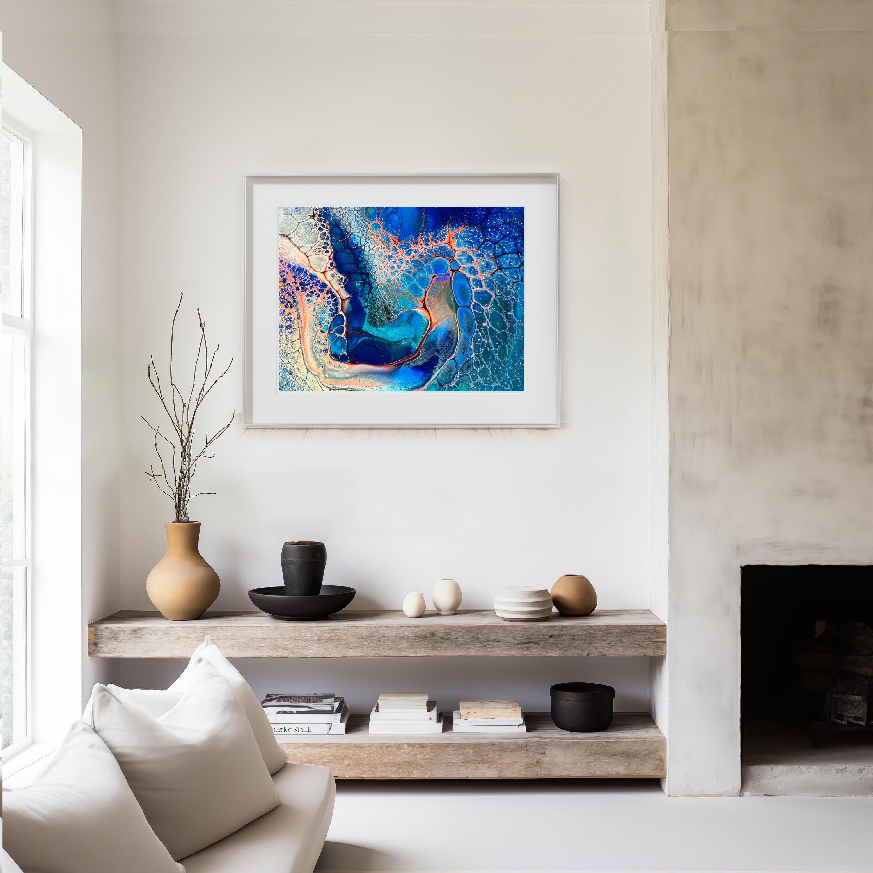 Sunset Surf Art Print