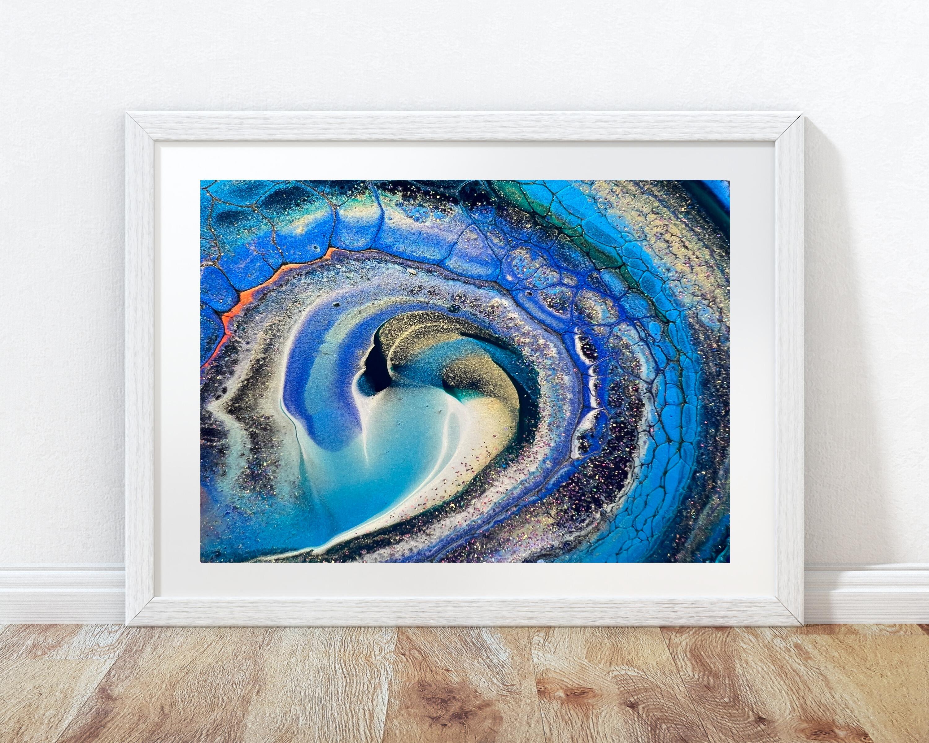 Golden Surf Art Print
