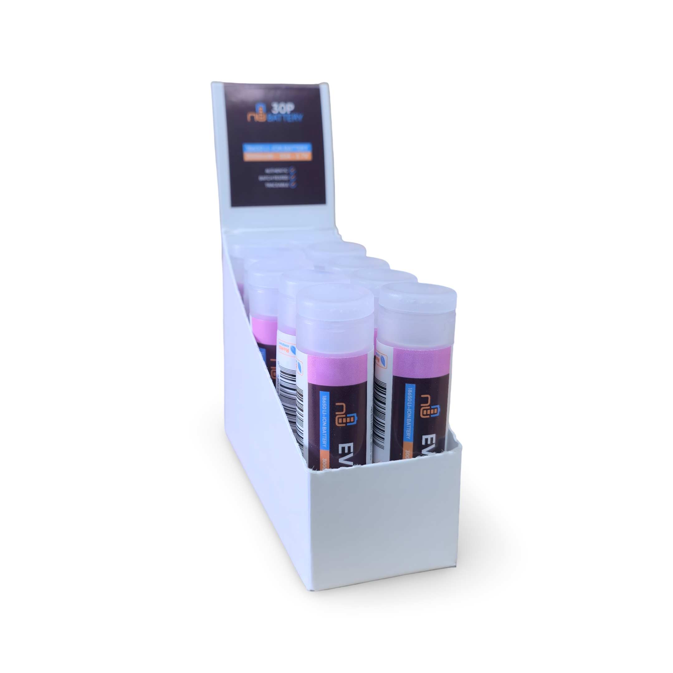 EVE 30P 18650 - 3,000mAh - 30A - Single Retail Ready - MOQ 10