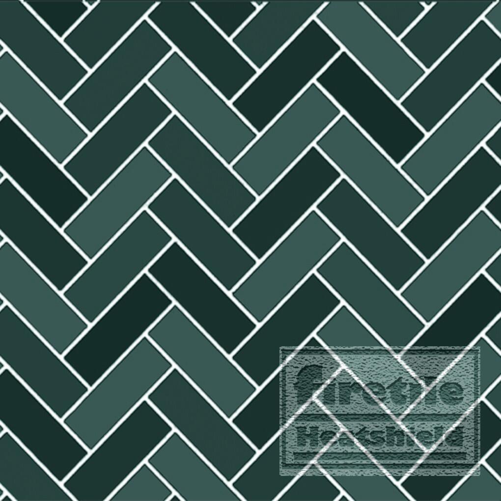 Herringbone Green Fire Chamber