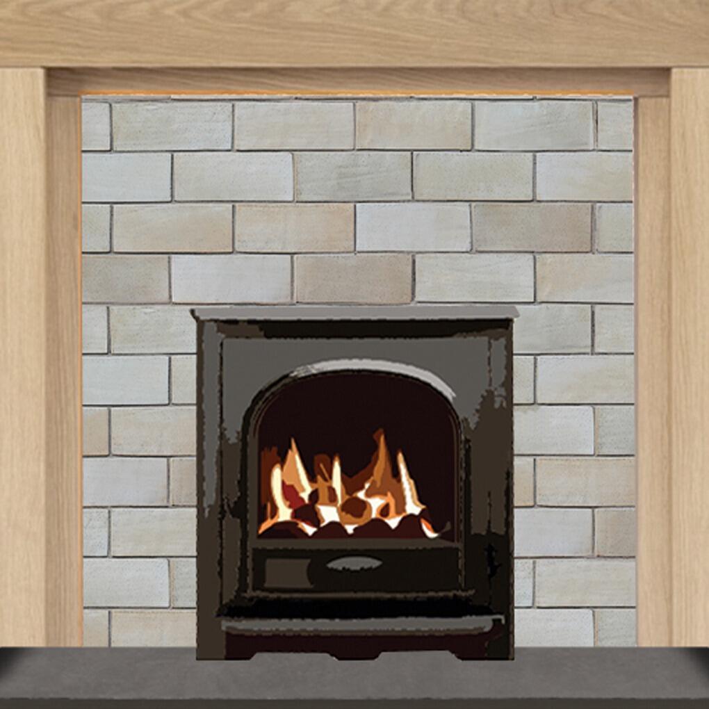 Metro Tile Fireback