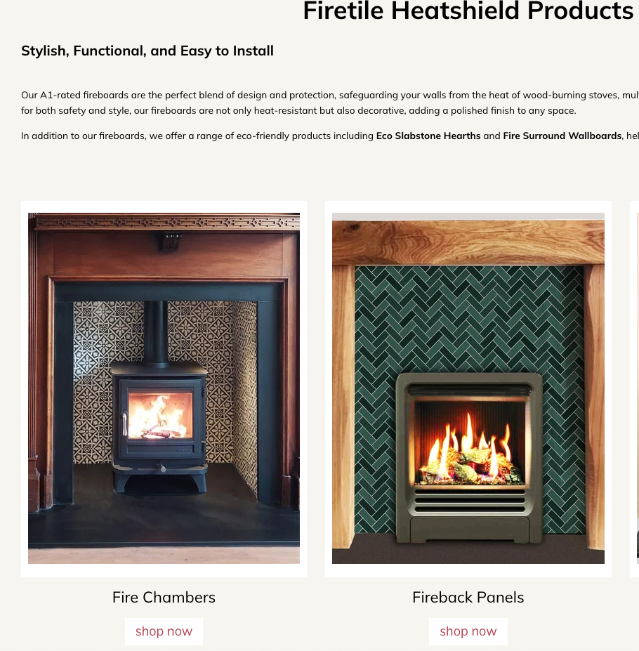 Firebacks and Fire Chambers