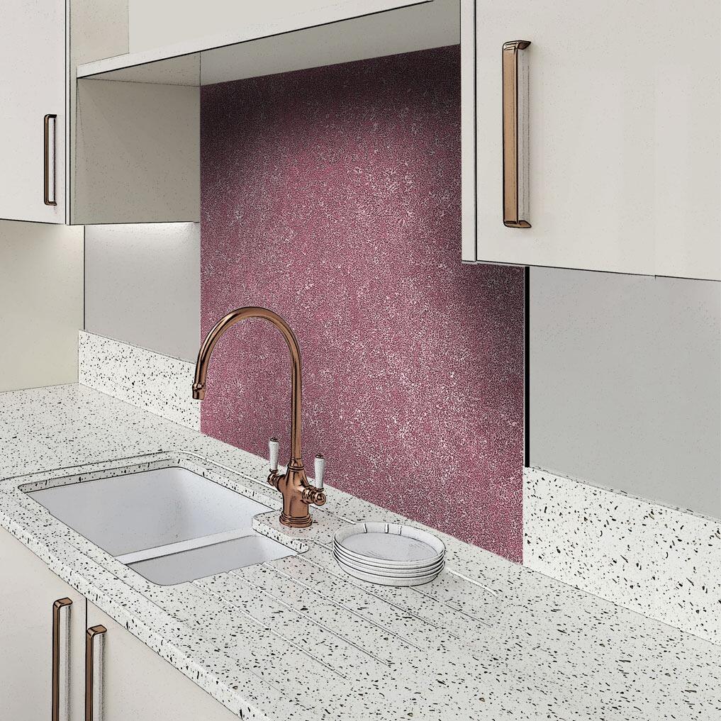 Artstone Basalt Colour Hob Splashback Range