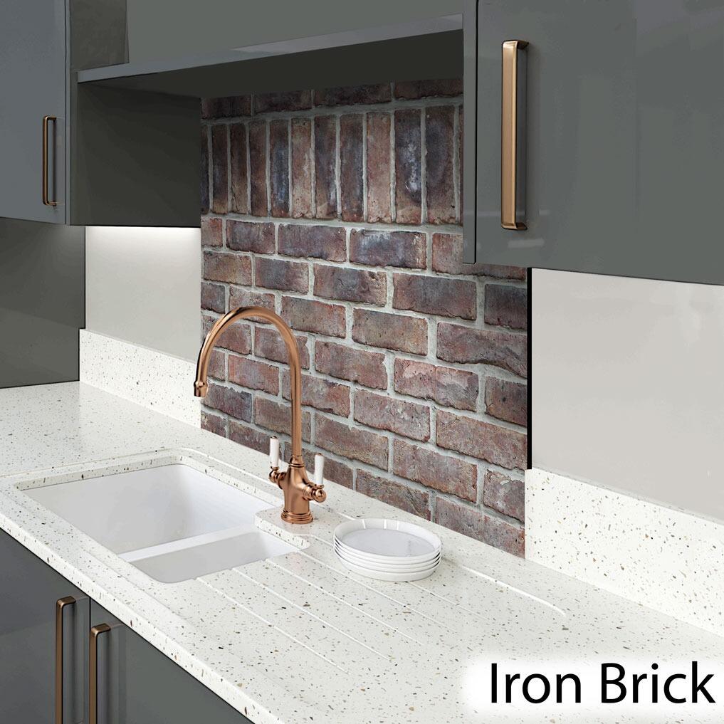 Ironstone Brick Kitchen Splashback