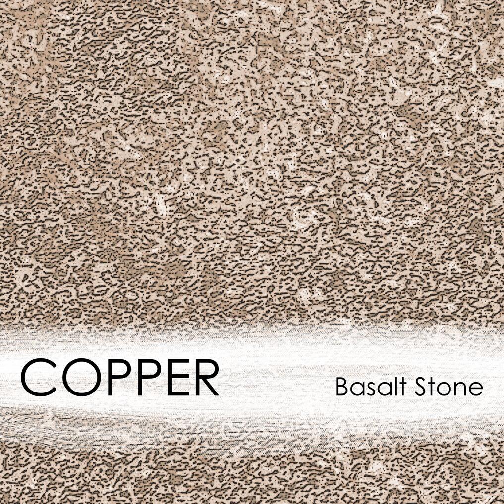 Basalt Stone Copper Colour Firechamber