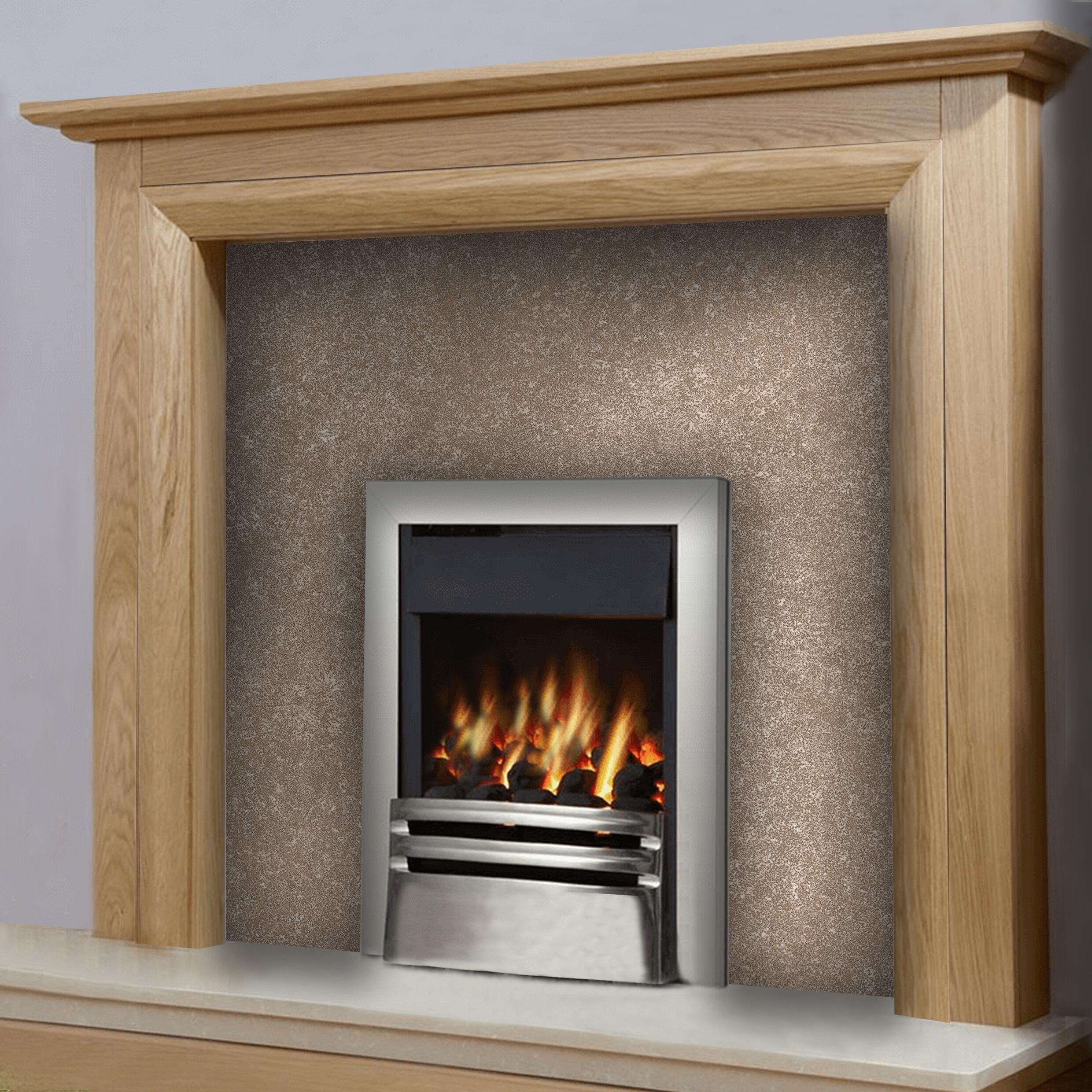 Basalt Stone Copper Colour Fireback