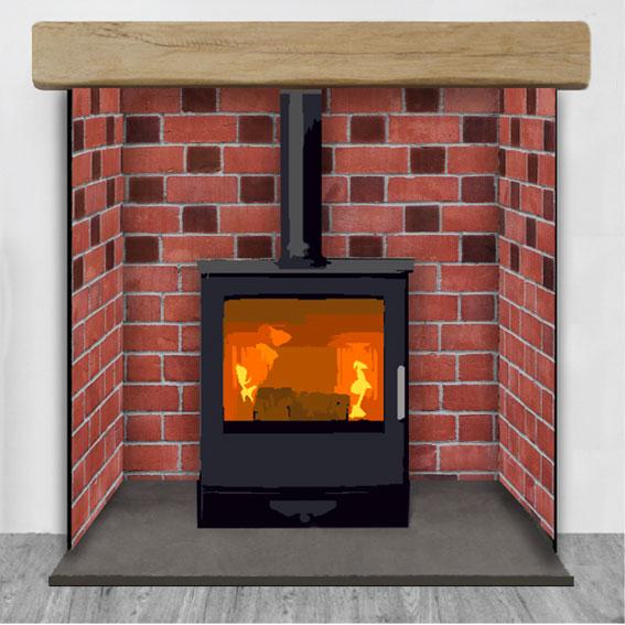 Old Red Brick Fire Chamber