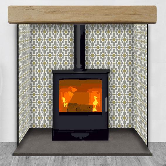 Encaustic Star Fire Chamber