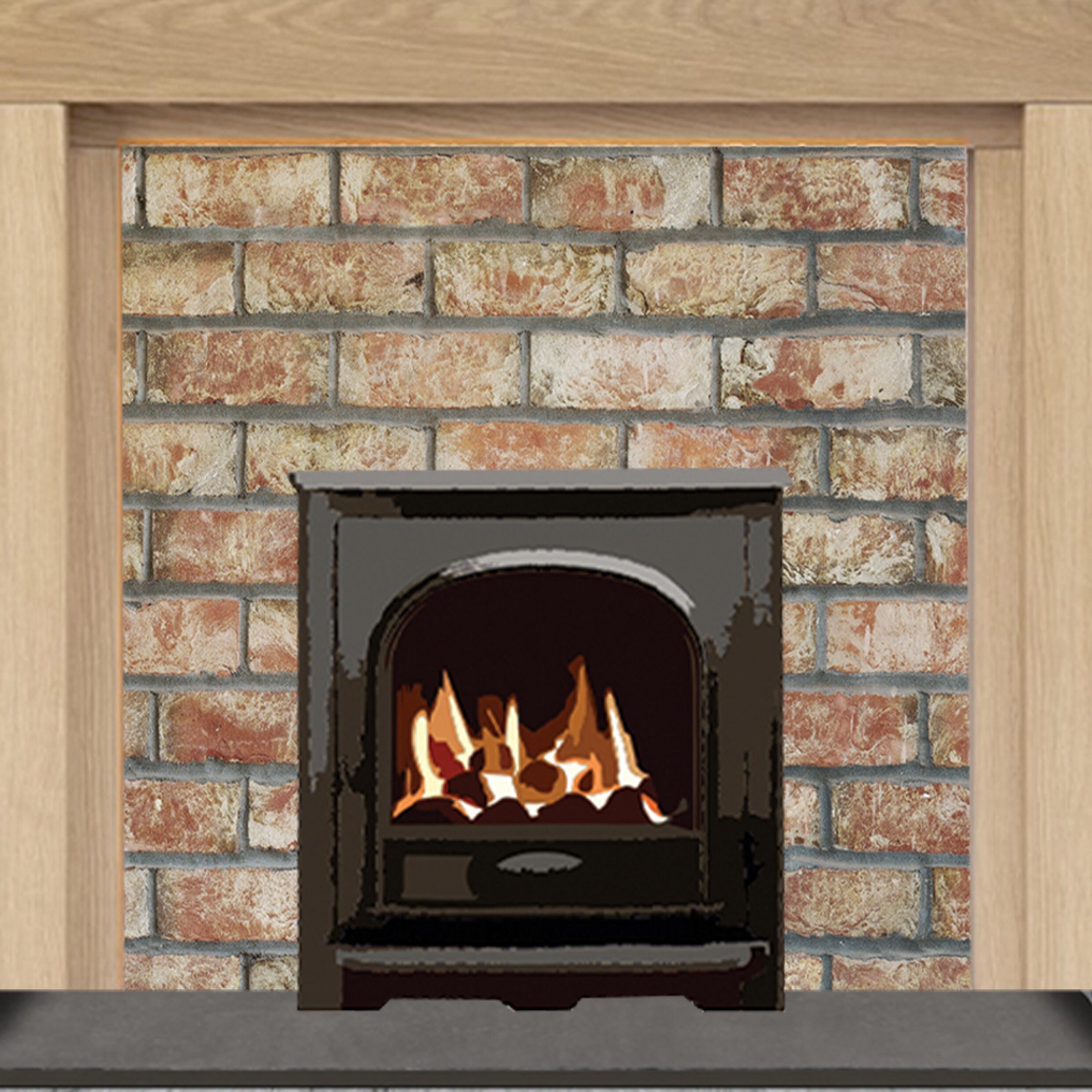 Handmade Brick Fireback