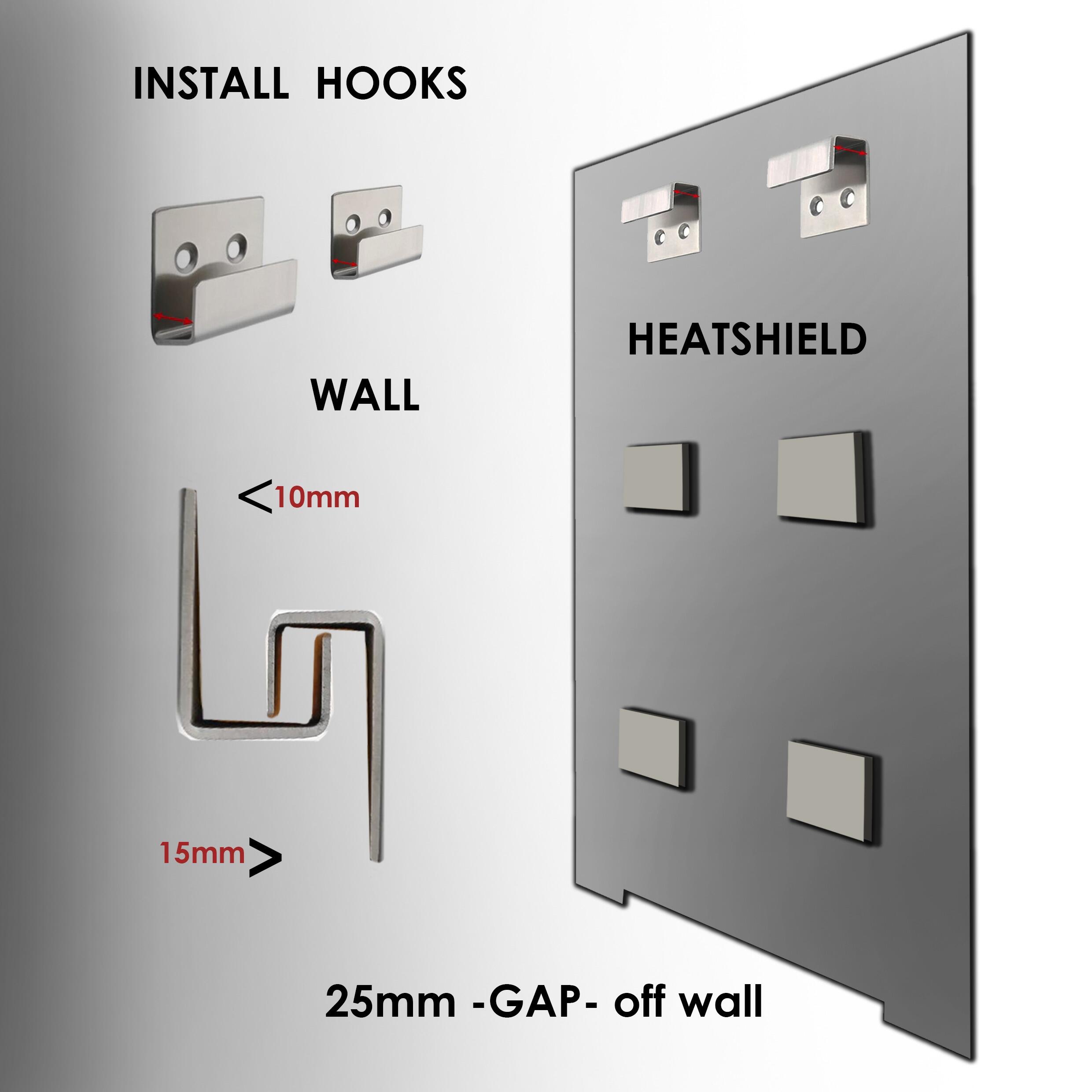 Herringbone Blue Heatshield