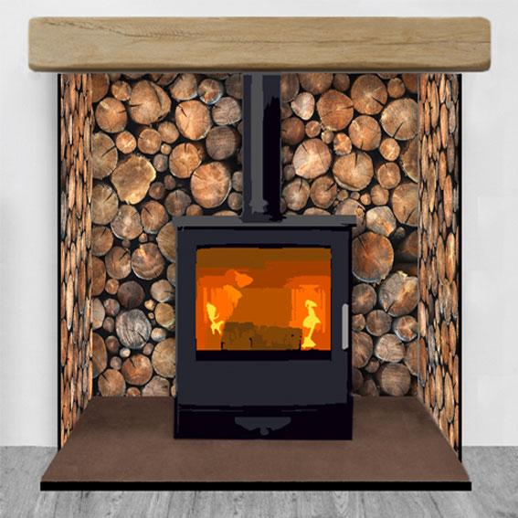 Wood Stack Fire Chamber