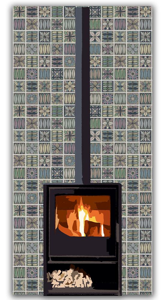 Flower Tile Heatshield