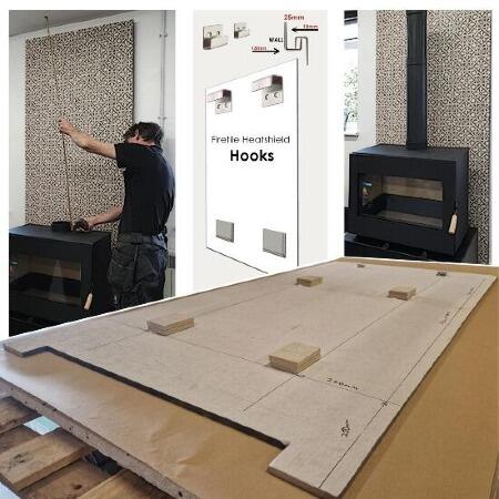 Wall Mounted Wood Stove Heat Shield Testing The Grizzly Wood Stove