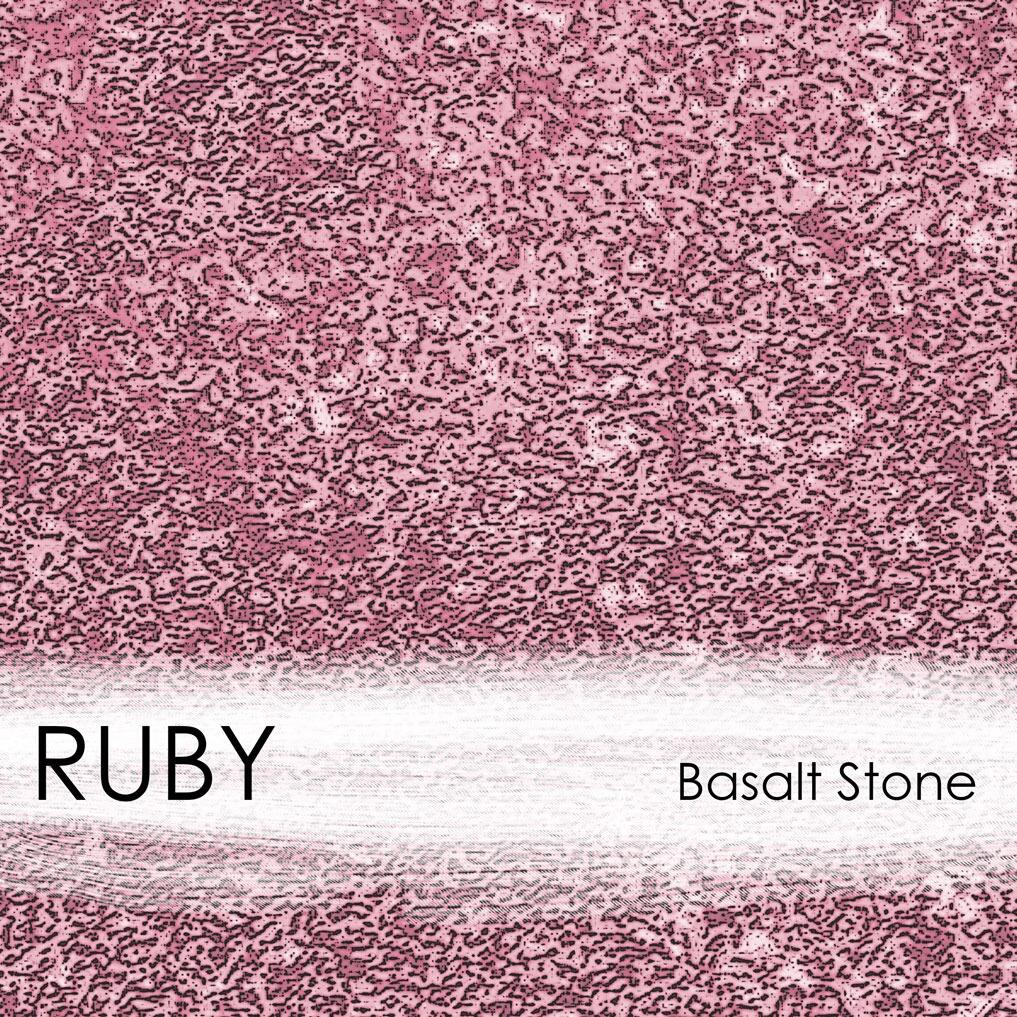 Basalt Stone Ruby Colour Fireback