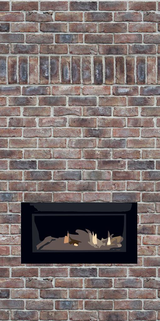 Ironstone Brick Wall Board