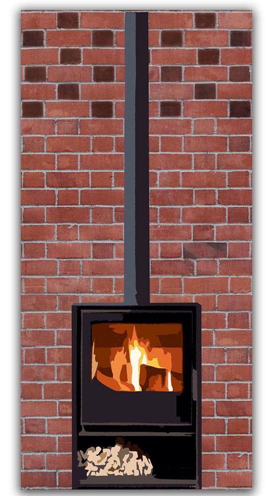 Old Red Brick Heatshield