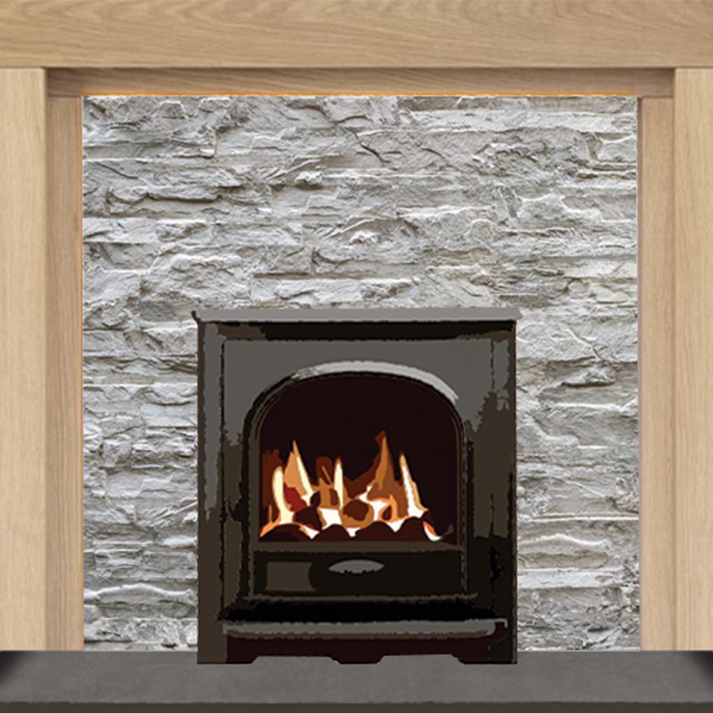 Limewash Stone Fireback