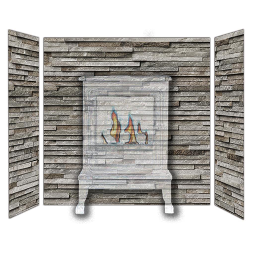 Split Face Stone Fire Chamber