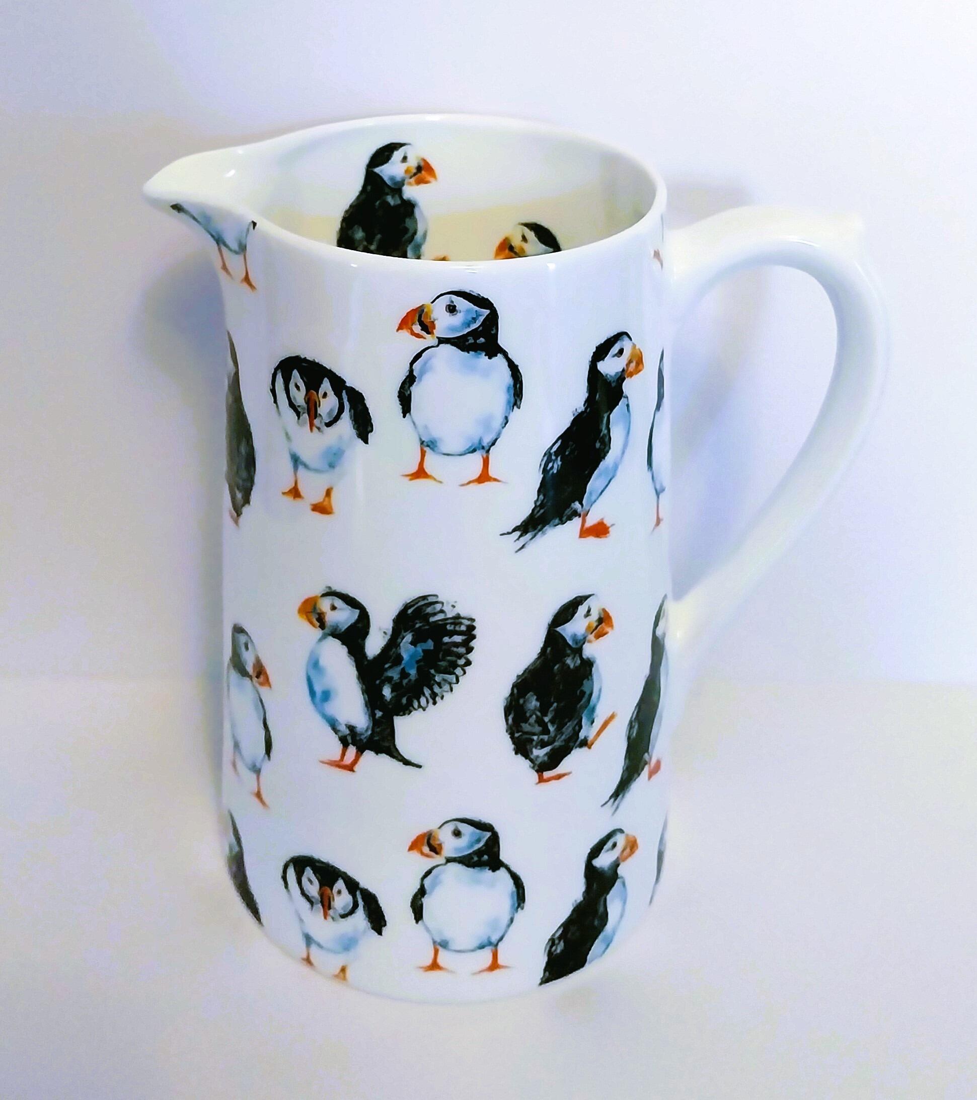 'New' puffin large mug