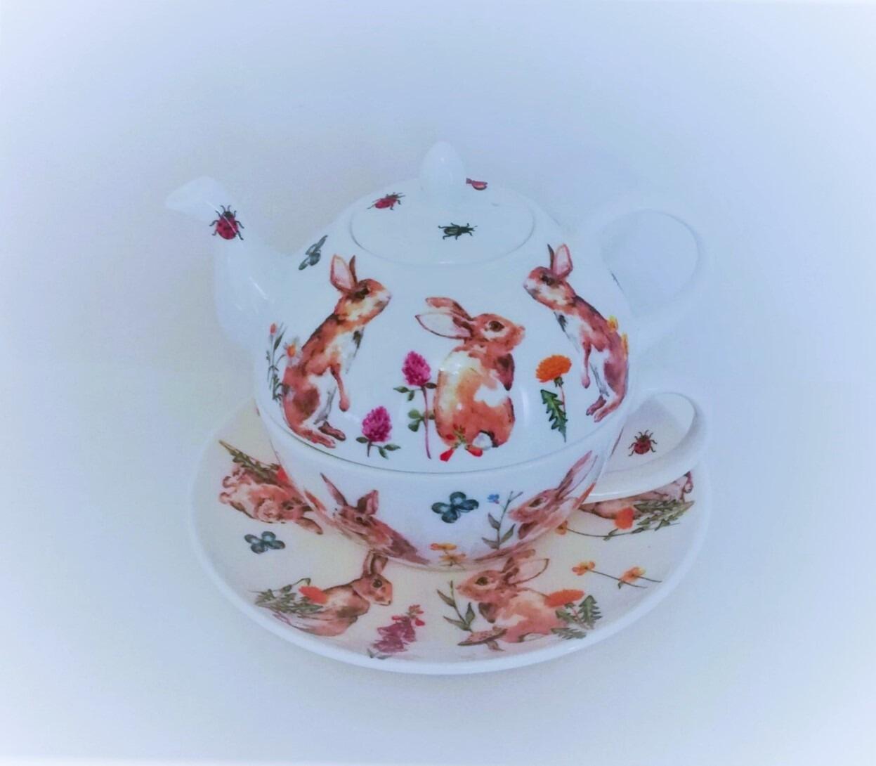 Rabbits Tea for One Set