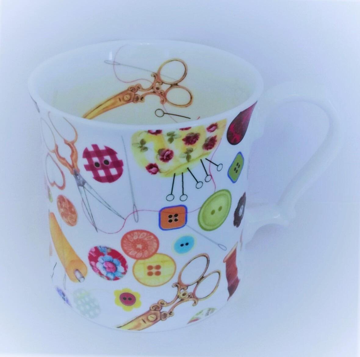 Sewing large mug