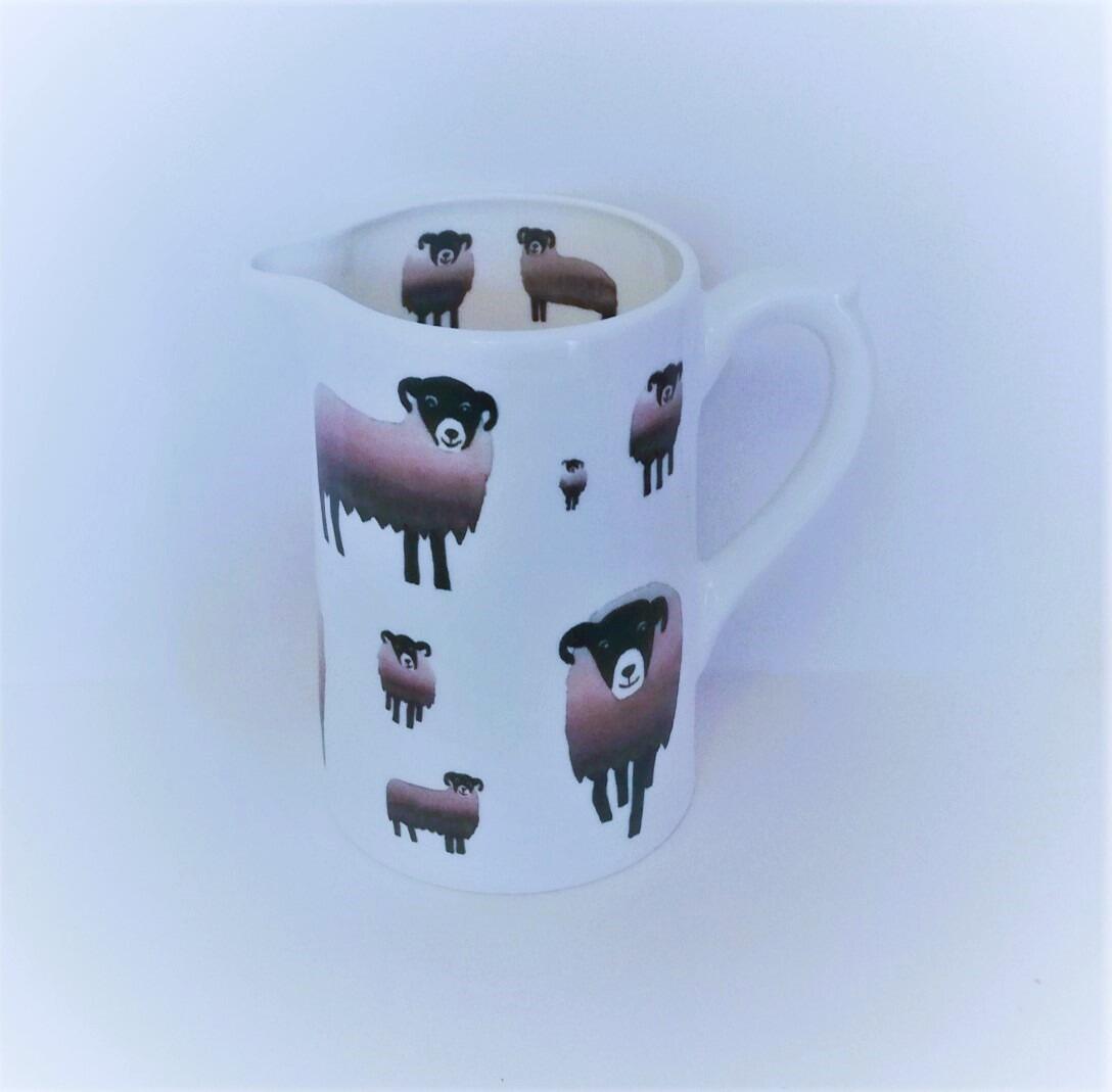 Swaledale sheep lunch plate